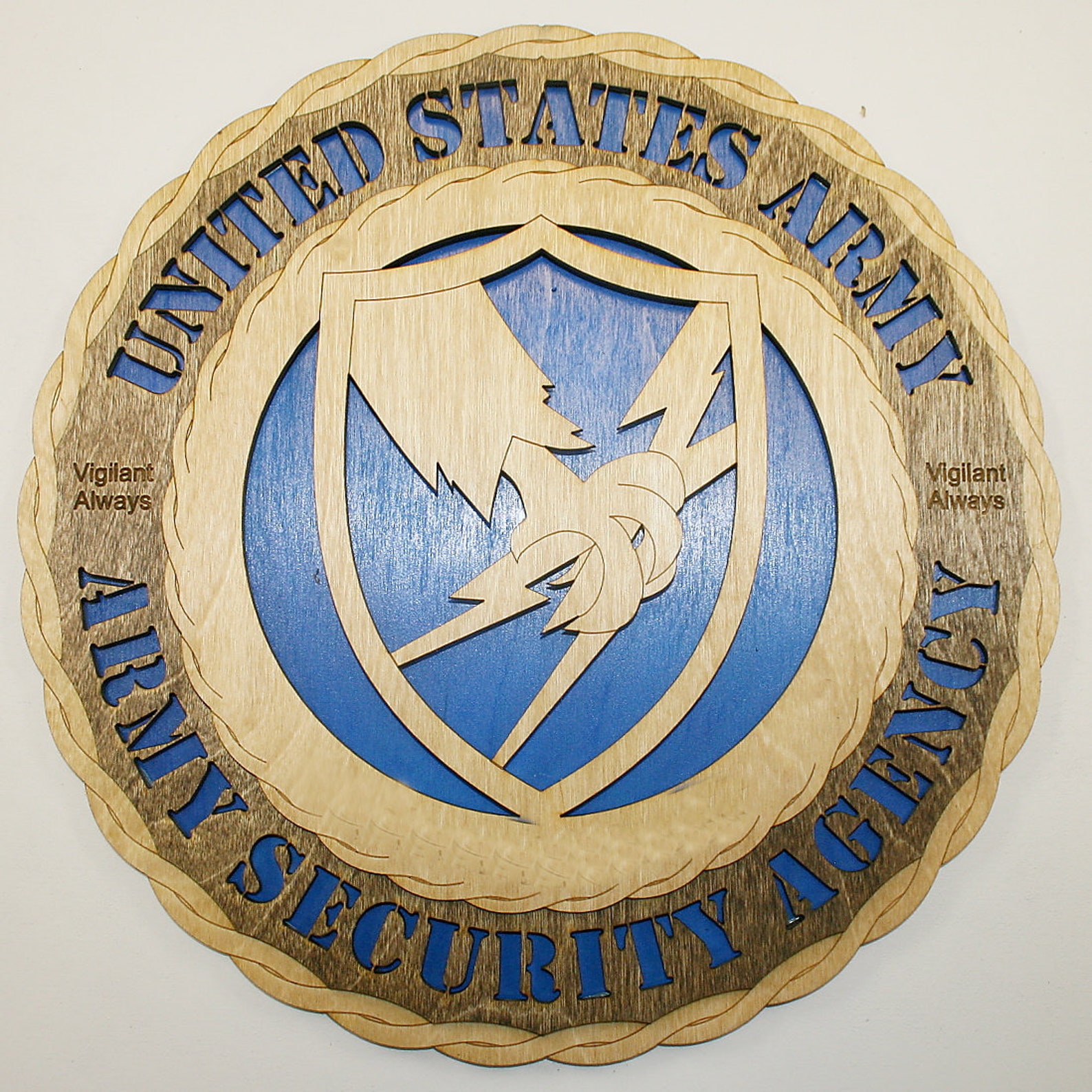 Custom 12" Army Security Agency Wall Tribute - Etsy