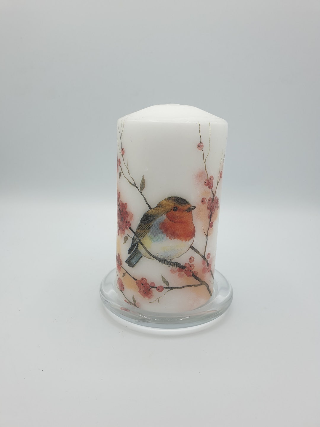 Robin Decorative Candle Robin Lover Gifts Unscented Vegan - Etsy