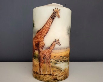 Giraffe Candle - Etsy