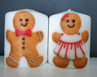 Gingerbread Candles - Etsy