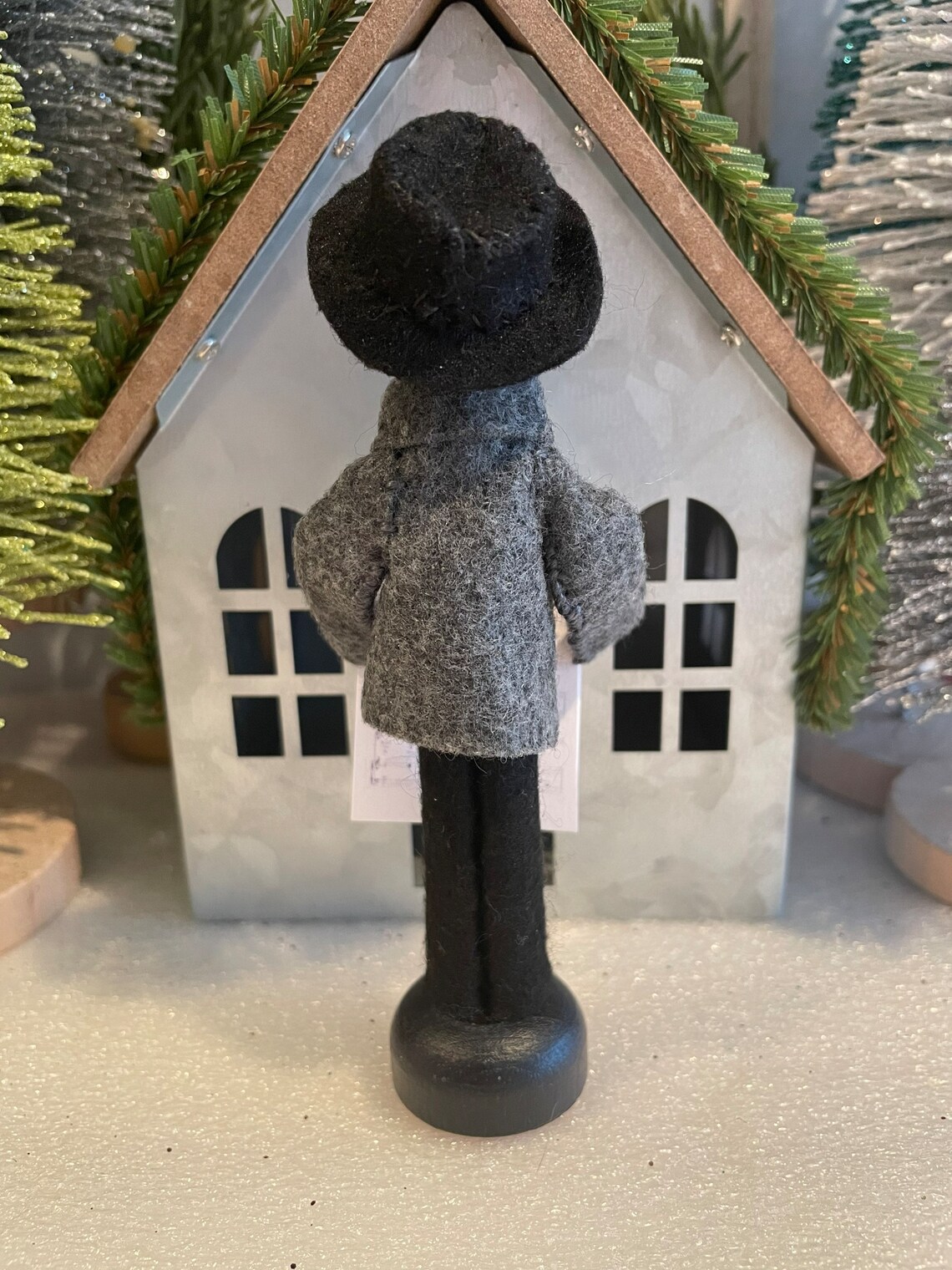 Handmade Christmas Caroler Bot Figurine, Holiday Decoration, Clothespin ...
