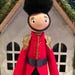 Handmade Wooden Toy Soldier - Festive Red and Black Christmas Guard ...