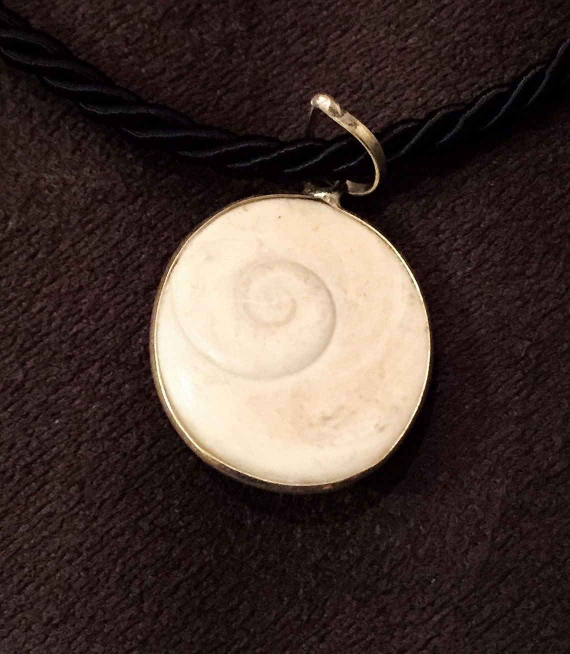 Gomti Chakra Protection Locket Karma Pendant 100% Natural | Etsy