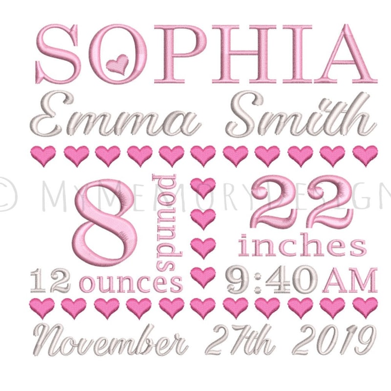 Embroidery Machine New Born - Etsy