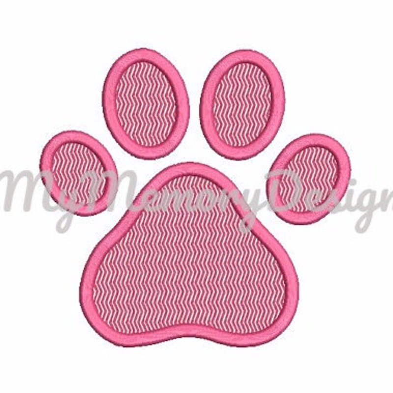 Paw Applique - Etsy