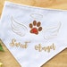 Angel Wings Dog Paw Embroidery Design, Cute Animal Embroider Design ...