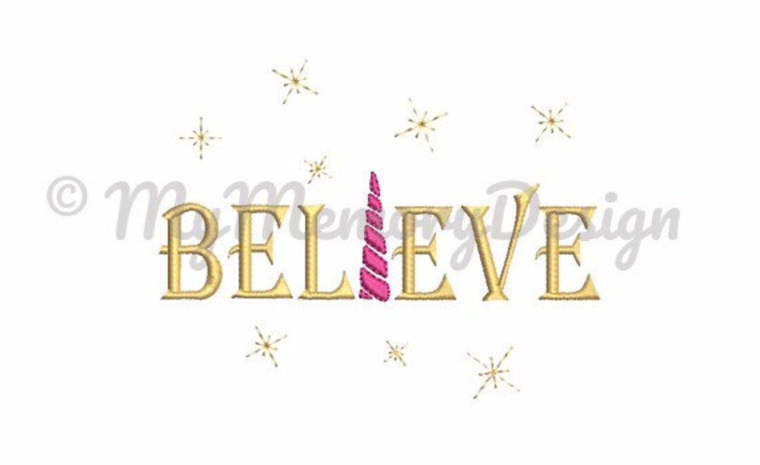 Embroidery Design - Embroidery Sayings - Children Embroidery - Unicorn ...