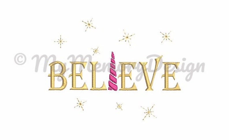 Embroidery Design - Embroidery Sayings - Children Embroidery - Unicorn ...