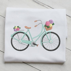 Bike Embroidery Designs, Bicycle Embroidery Design Machine Embroidery ...