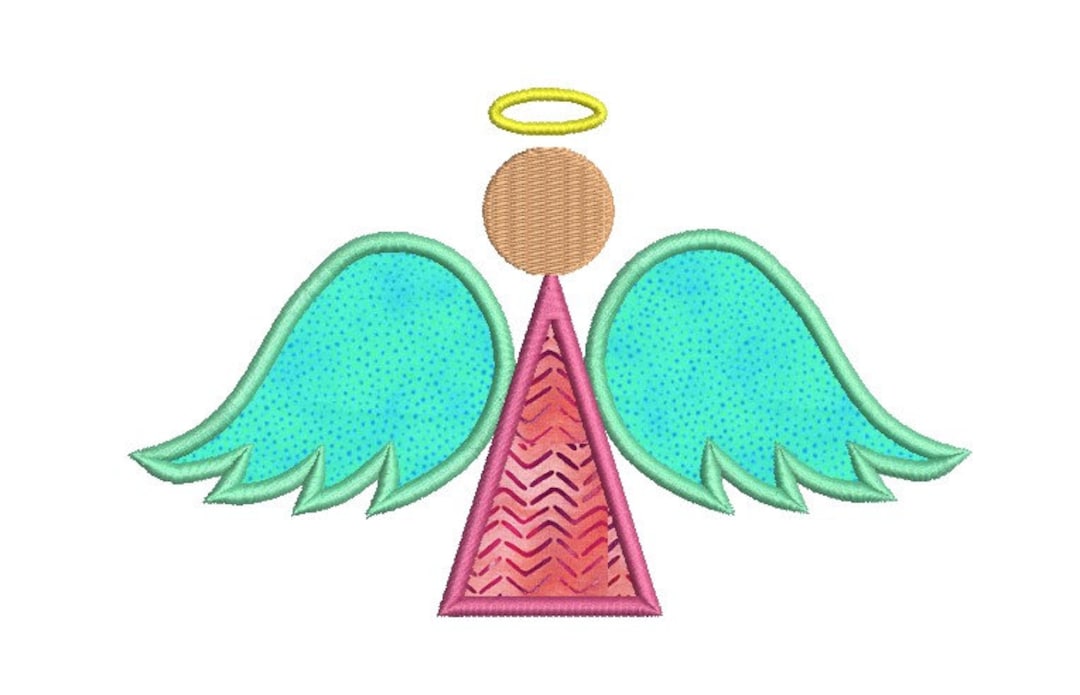Angel Embroidery Design - Angel Applique - Christmas Embroidery Design ...