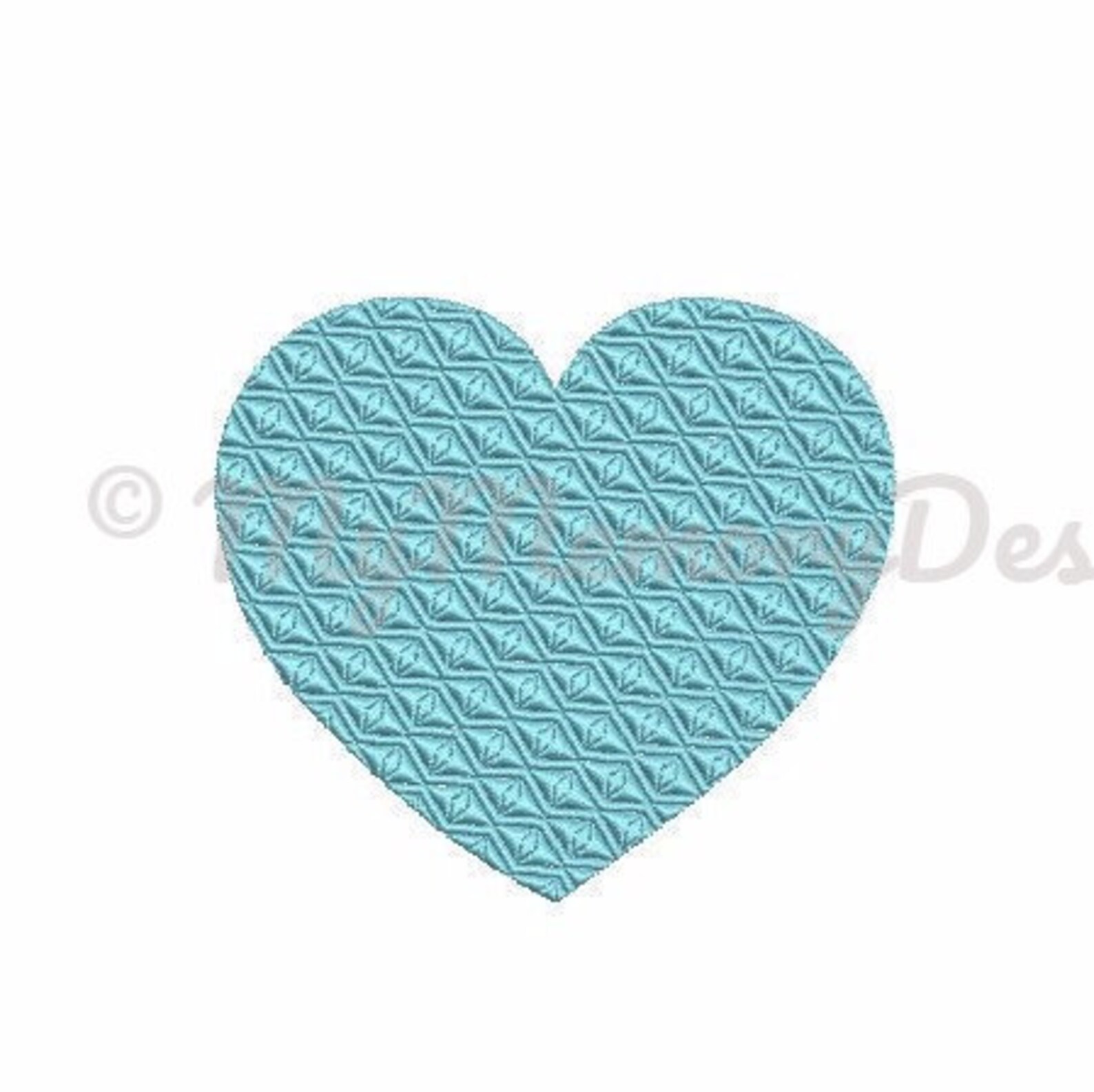 Heart Applique Design Heart Embroidery Design Machine - Etsy
