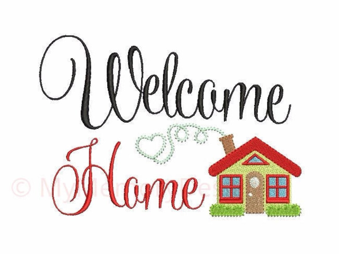 Home Embroidery - Welcome Embroidery Design - Kitchen Design - Machine ...