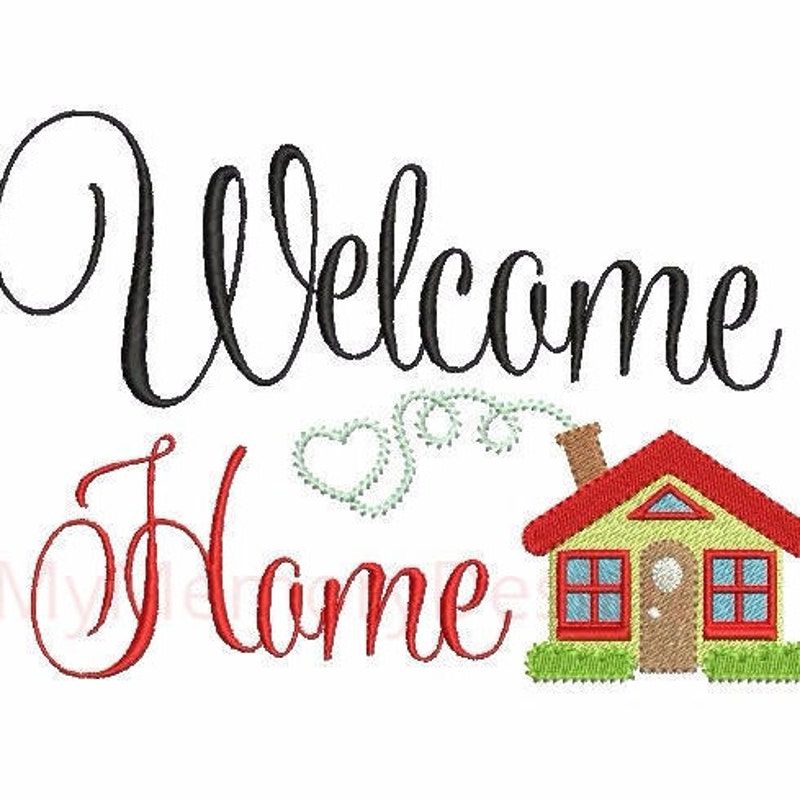Welcome Embroidery - Etsy