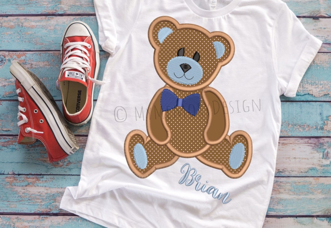 Bear Machine Embroidery Design, Teddy Bear Embroidery, Baby Boy ...