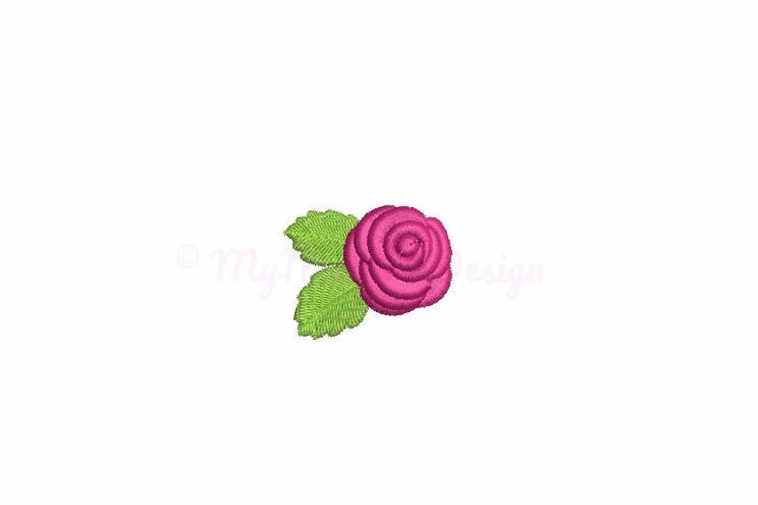Mini Rose Embroidery Design, Flowers Embroidery Design, Machine ...
