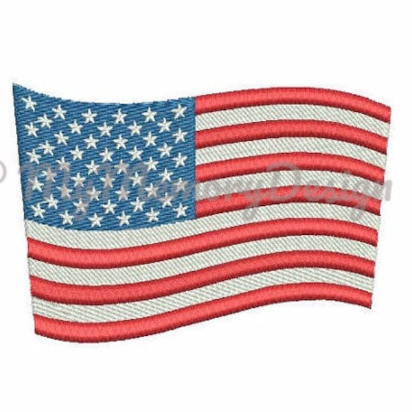 American Flag Embroidery - Etsy