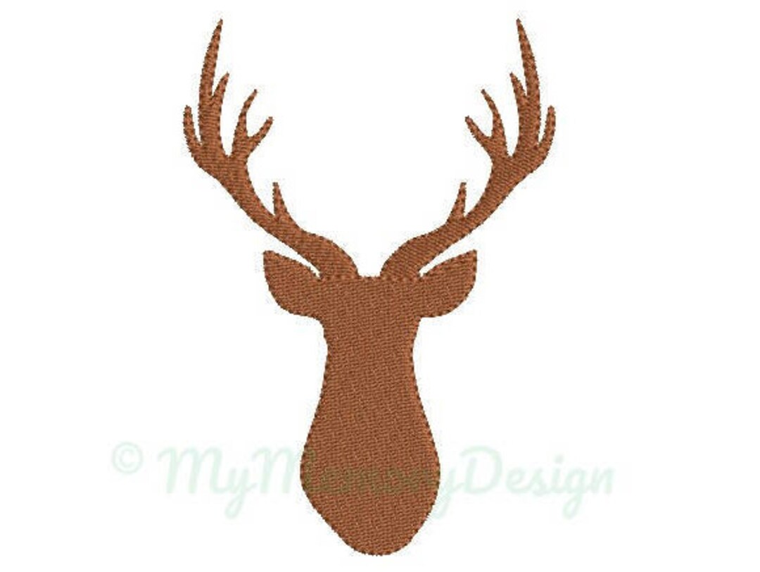 Deer Head Embroidery Design - Mini Embroidery Pattern - Machine ...