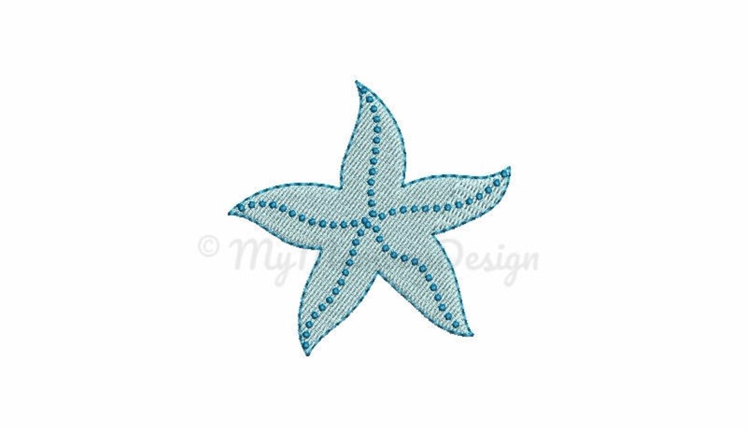 Starfish Embroidery - Summer Embroidery Design - Sea Design - Machine ...