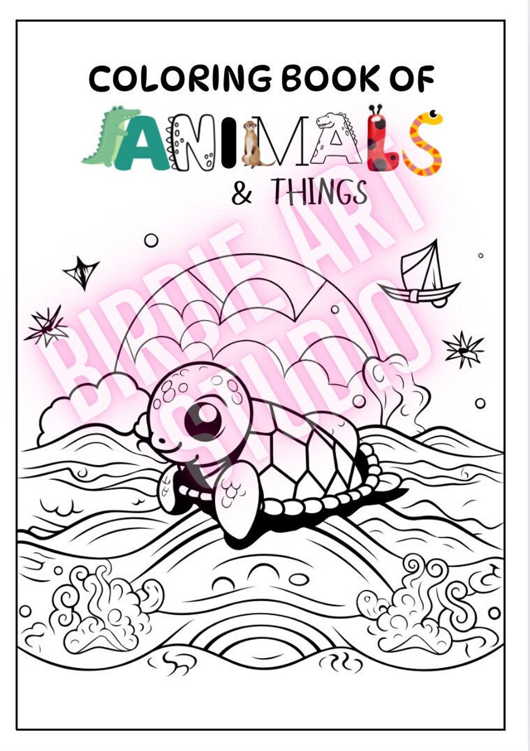Animal Coloring | Letters | Letter Tracing | Coloring Book | Kid ...