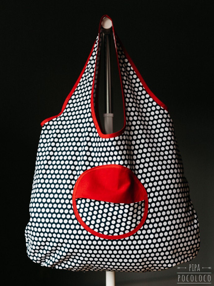 Foldable shopping Bag PDF Sewing Pattern English Version – 3 Variations ...