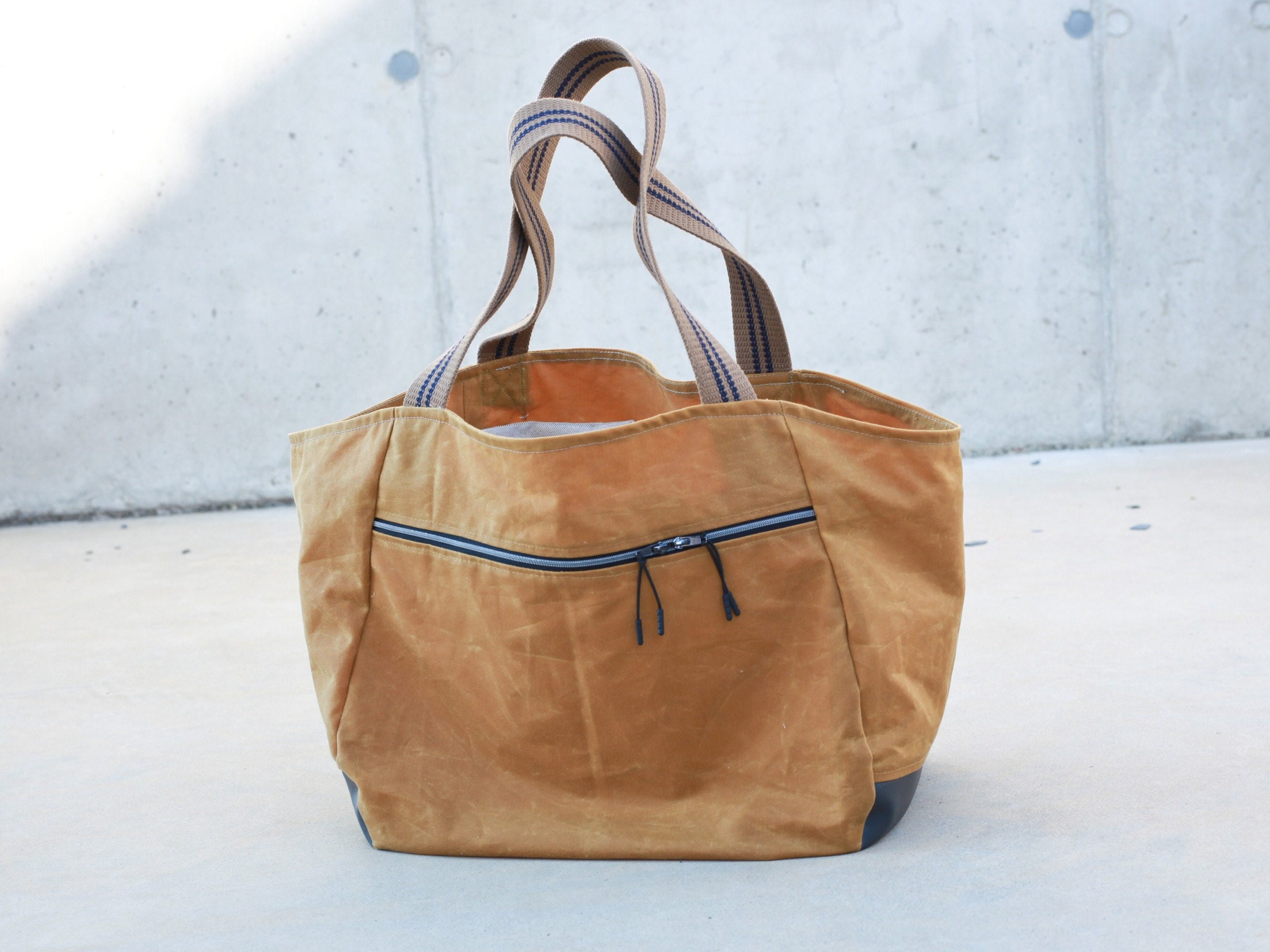 Market Bag PDF Sewing Pattern / Illustrated Sewing Tutorial / Shopping ...