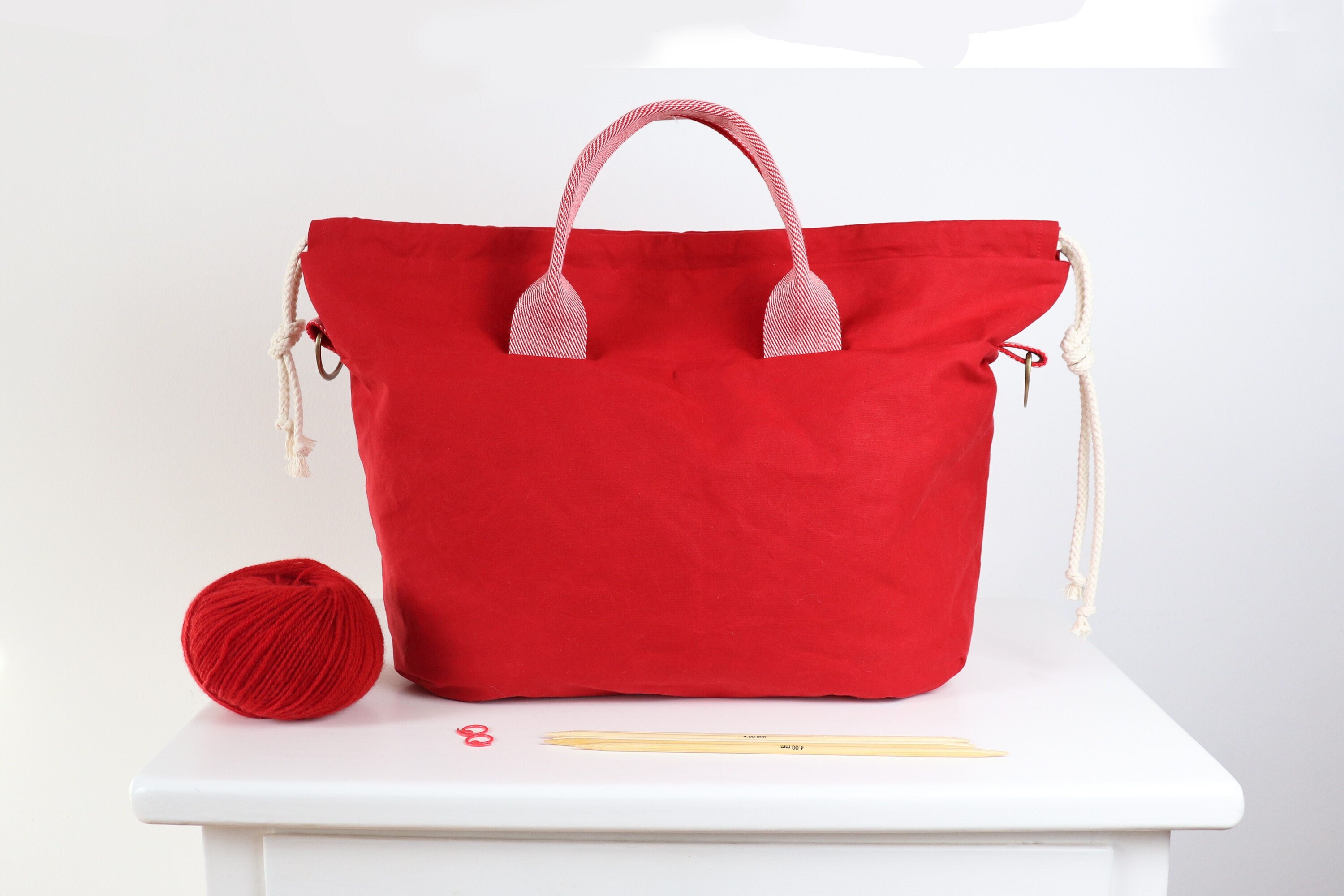 Project Bag PDF Sewing Pattern / Sewing Tutorial / Knitting Bag Pattern ...