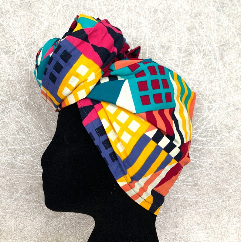 Assorted Mudcloth Headwraps, Cotton Head Wrap With Satin Lined Option ...
