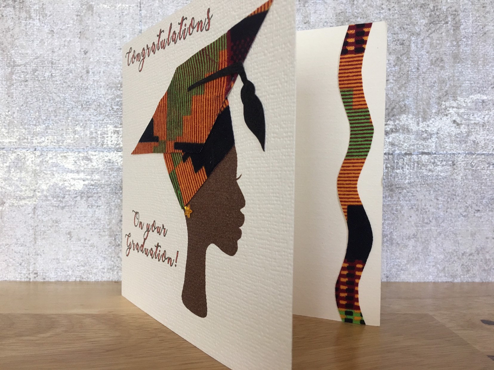 Black woman Graduation cards African graduation card African | Etsy