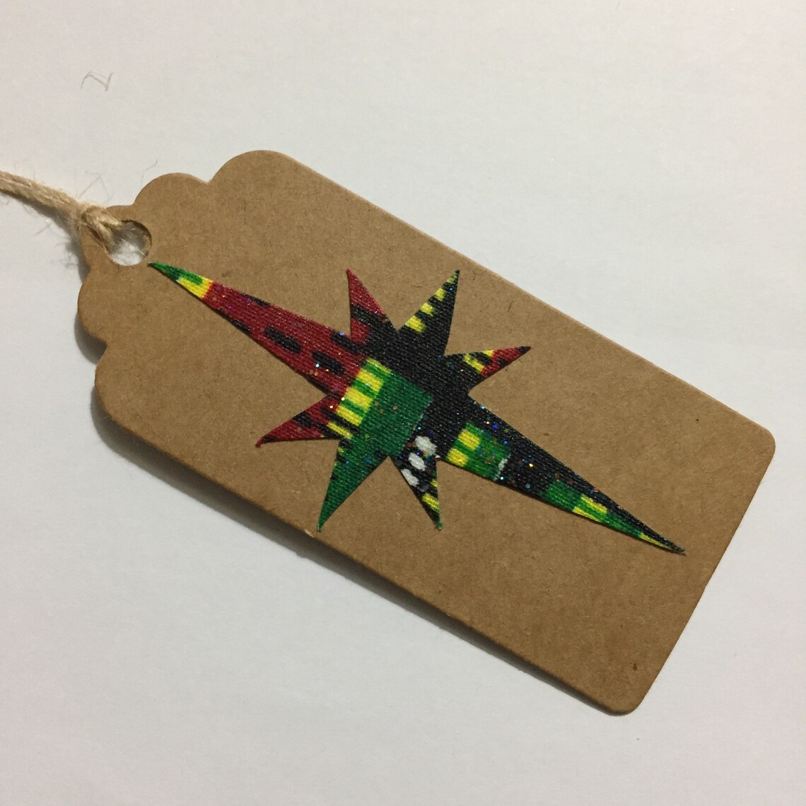 Gift Tags Sparkly African Fabric Gift Tags African Gift - Etsy UK