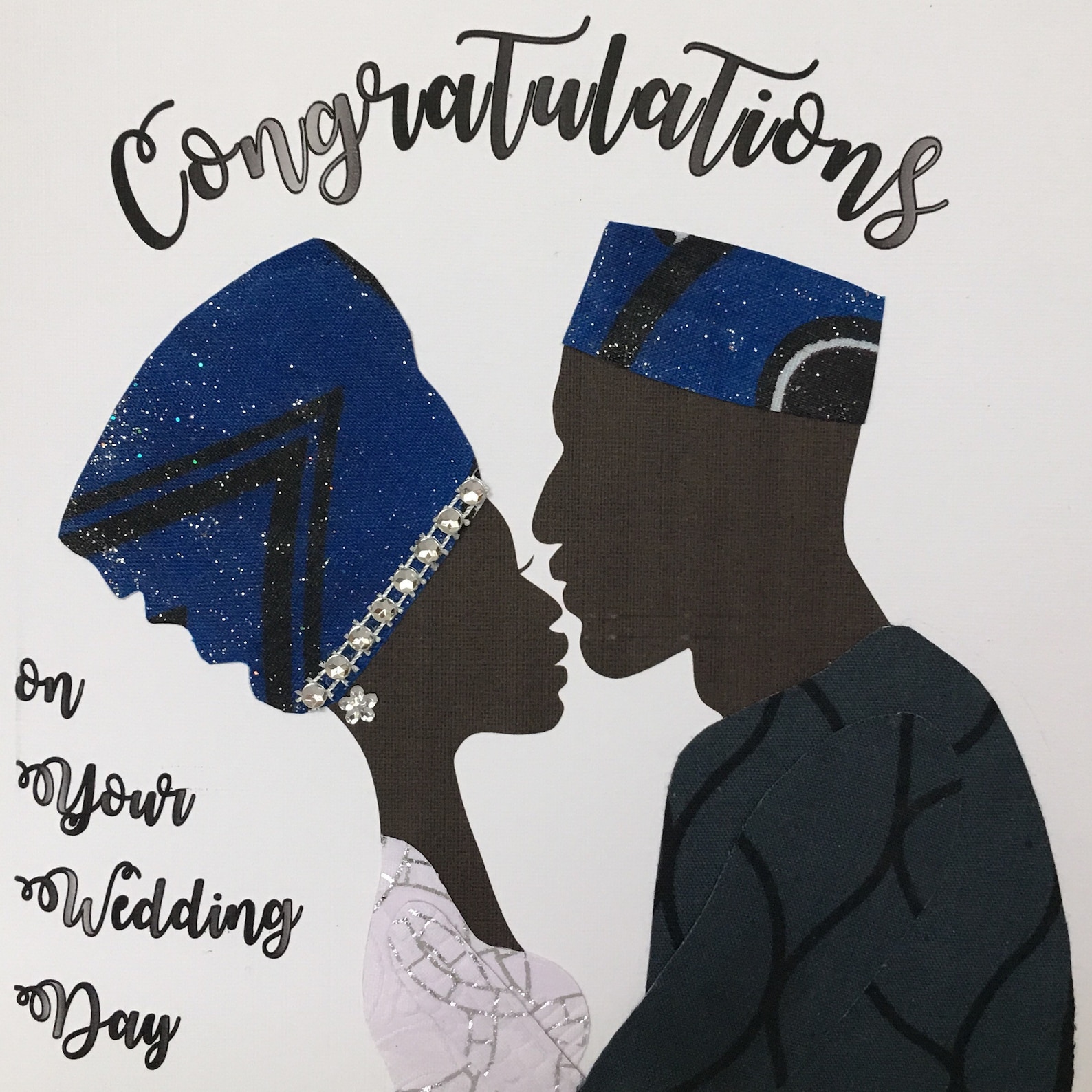 Customisable traditional African wedding card choose your | Etsy