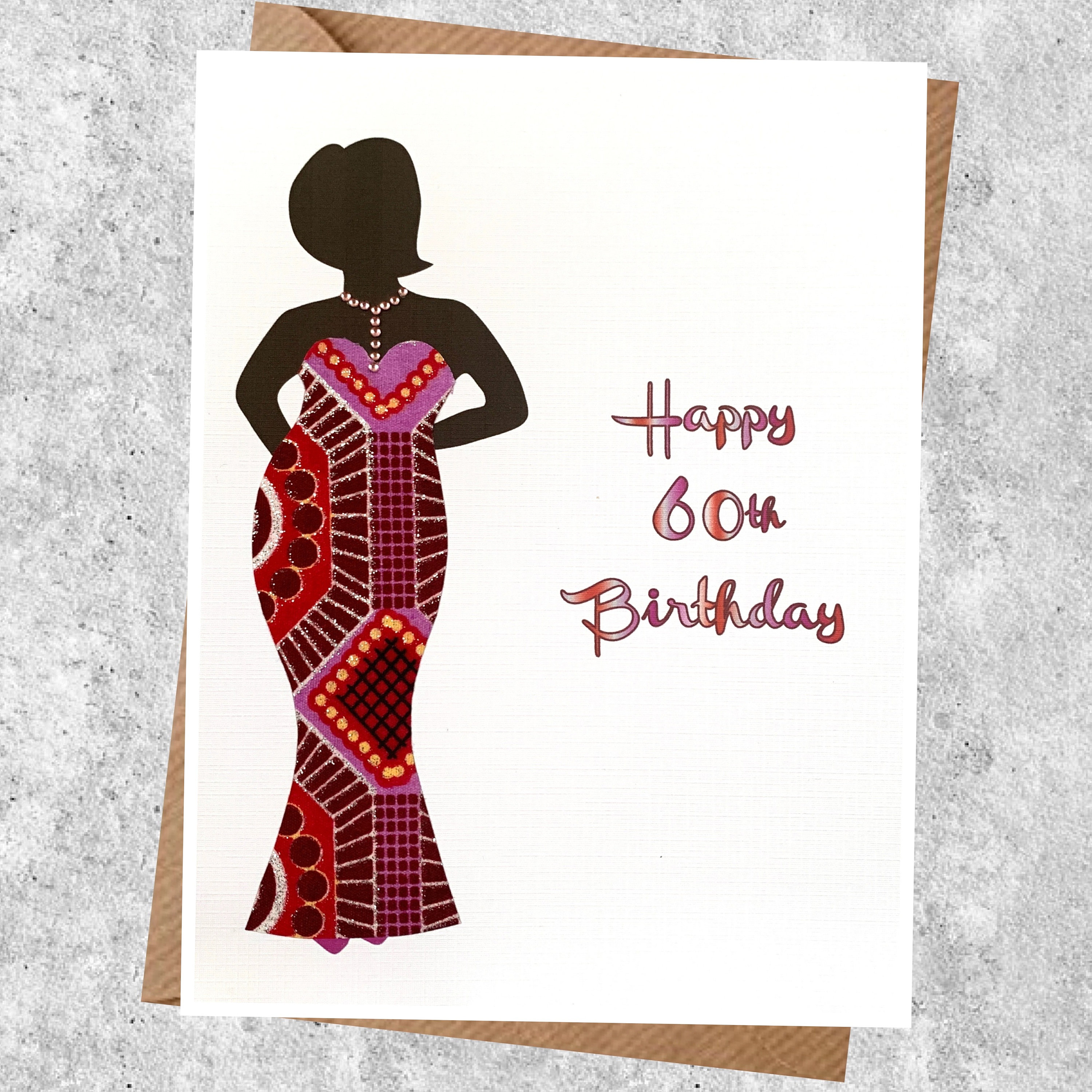 Black Woman Full or Slim Figure Cards Choice of Dresses in - Etsy UK