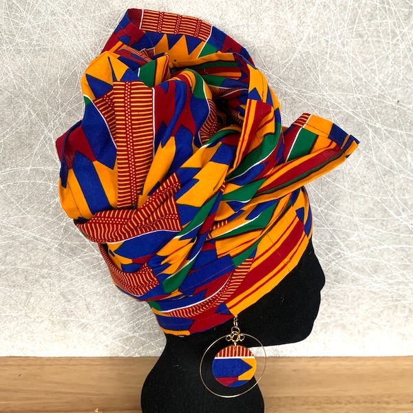 Kente Head Wrap - Etsy