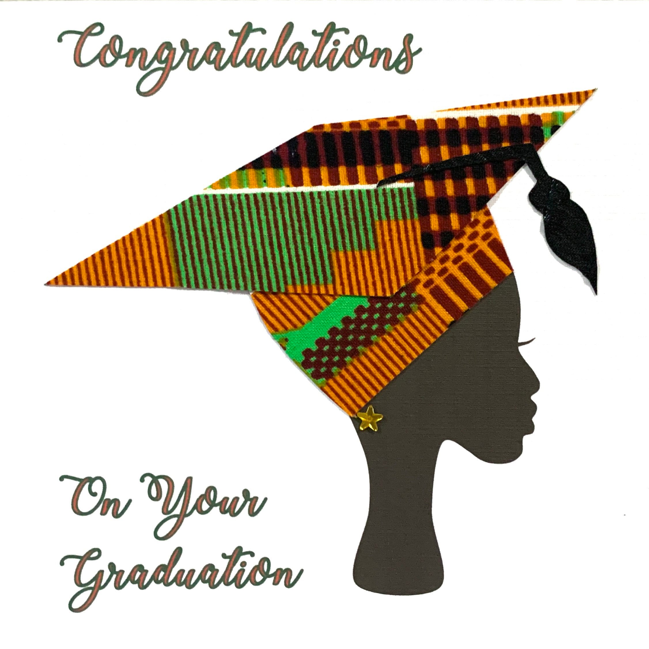 Black Woman Graduation Cards African Graduation Card African - Etsy