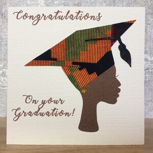 Black woman Graduation cards African graduation card African | Etsy