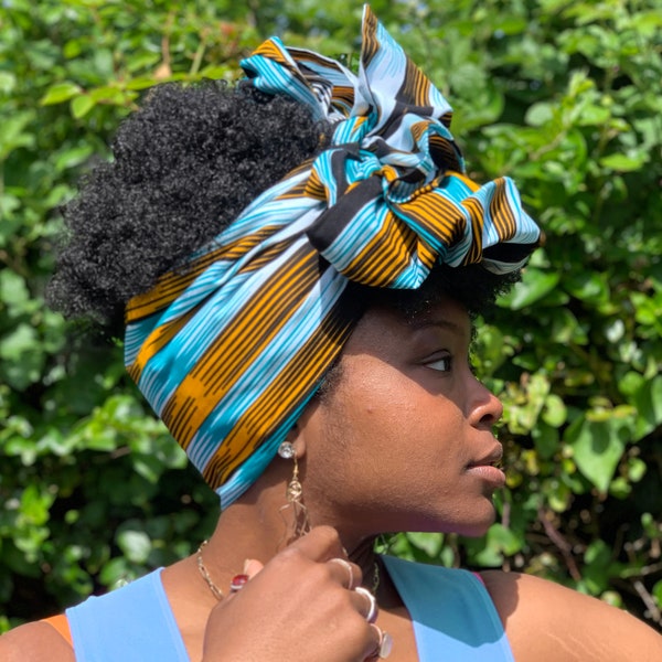 African Head Scarf - Etsy