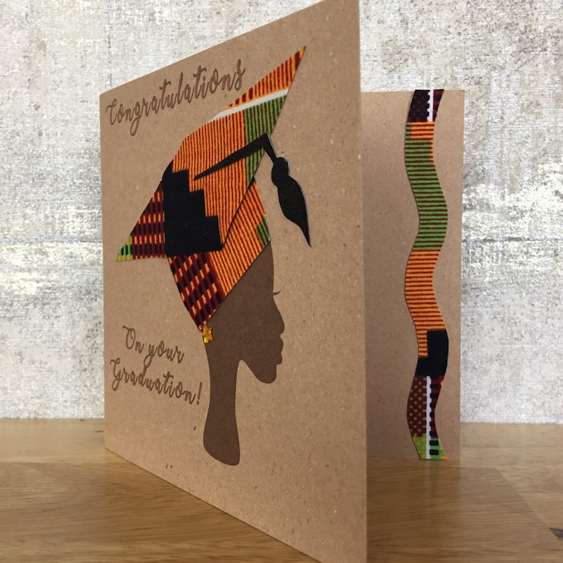 Black Woman Graduation Cards African Graduation Card African - Etsy