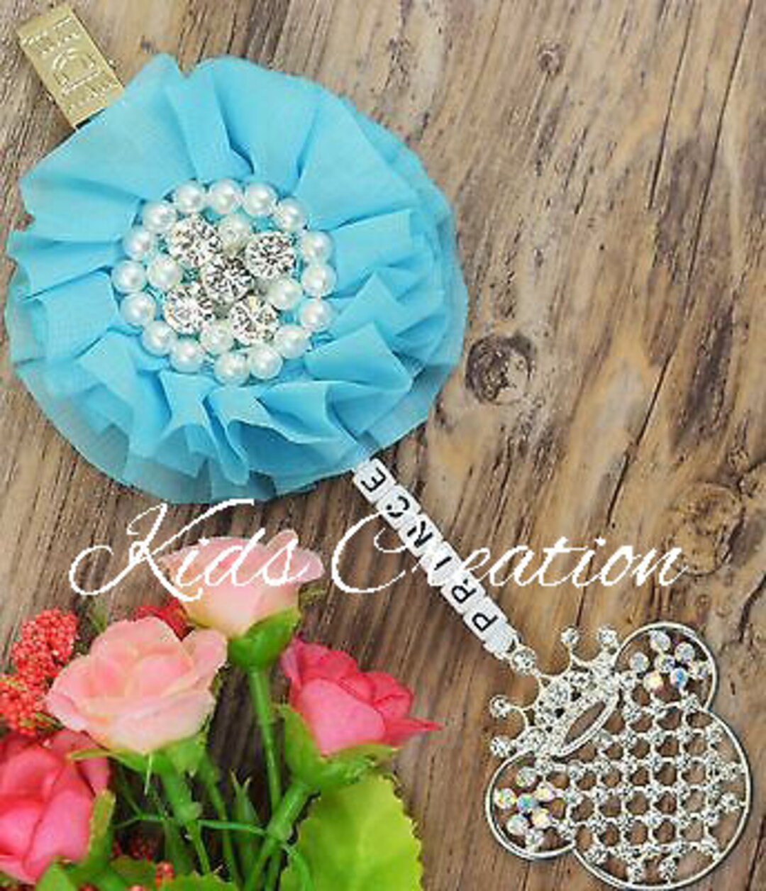 Personalised Stunning Pram Charm in Turquoise Girls Boys - Etsy