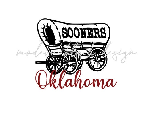 Oklahoma Sooner Wagon .svg Digital Download - Etsy