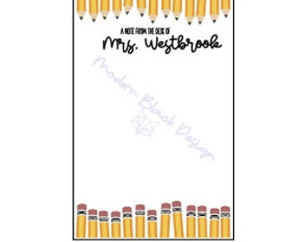 Colorful, Fun "from the Desk Of..." / Teacher Stationery / Instant ...