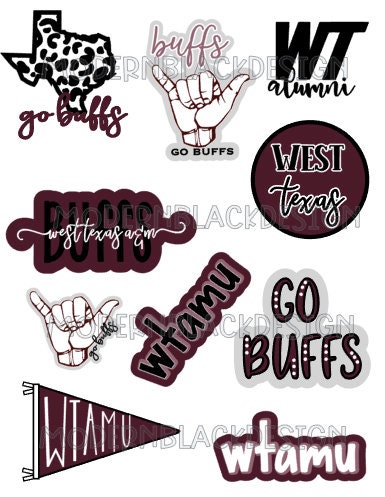 WTAMU Digital SVG Downloads - Etsy