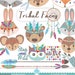 Tribal Animal Faces Clipart-woodland Animals Clipart-tribal Clipart ...