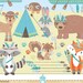 Tribal Animals Clipart-woodland Animals Camping-tribal Forest Animals ...