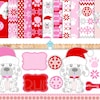 Christmas Dog Clipart Setdog Clip Artchristmas Doodle Dogsdog ...
