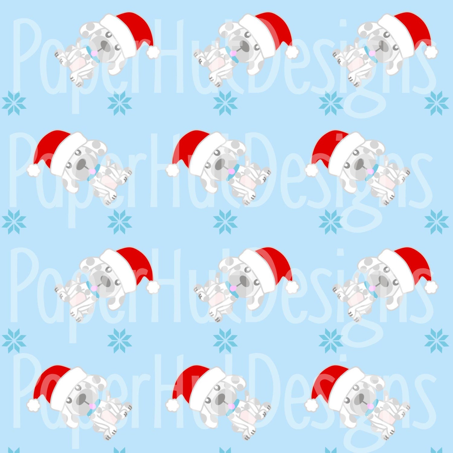 Christmas Dog Clipart and Digital Papers|christmas Dog Clip Art ...