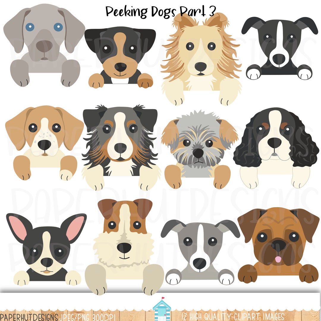 Peeking Dog Clipart|peeping Dog Clipart|puppy Clip Art|sheltie ...