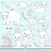 Woodland Animals Digital Stamps|forest Animals Digital Stamps|woodland ...
