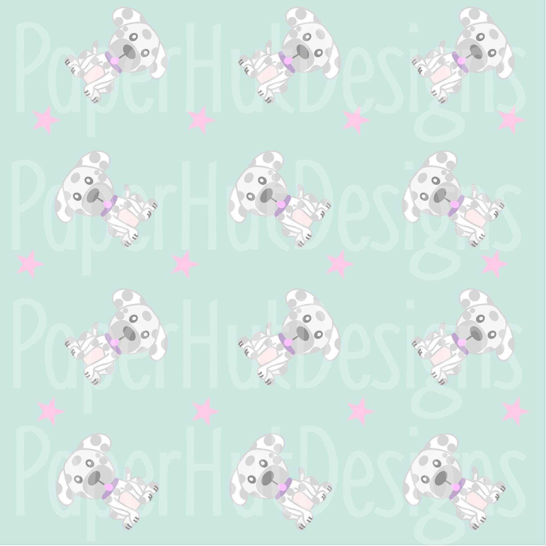 Cute Puppy Dog Digital Papers-puppy Paws-stars-hearts-personal - Etsy UK