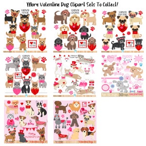 Puppy Dog Clipart and Puppy Clip Art & Paw Print Digital Papers ...