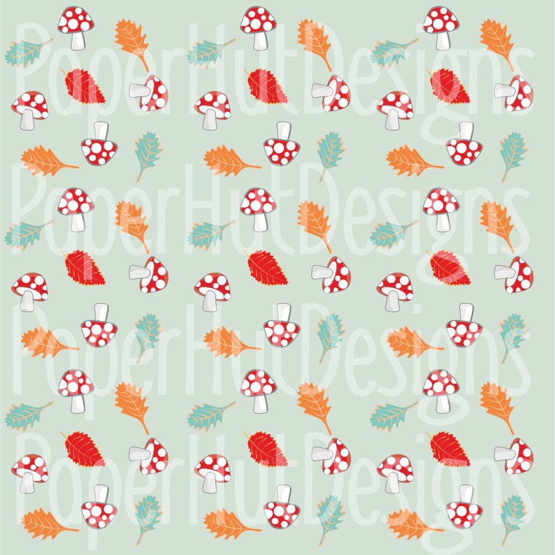 Woodland Animals Digital Papers-Autumn Forest Animals Digital | Etsy