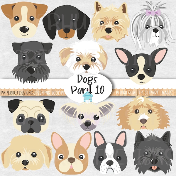 Dog Clipart - Etsy